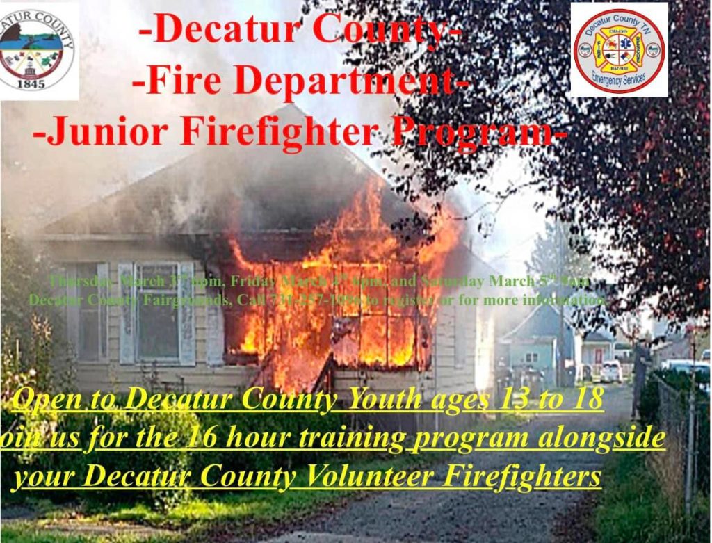 Junior Firefighter Program - Decatur County Chamber of Commerce